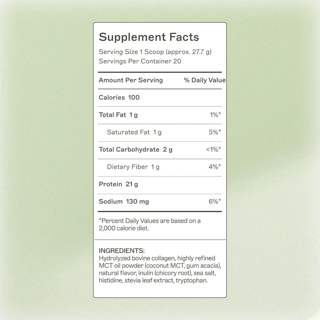 Salted Caramel plant protein for smoothies