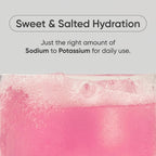 Salted electrolyte mix for athletes