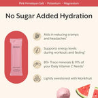 Salted watermelon electrolyte powder for sports