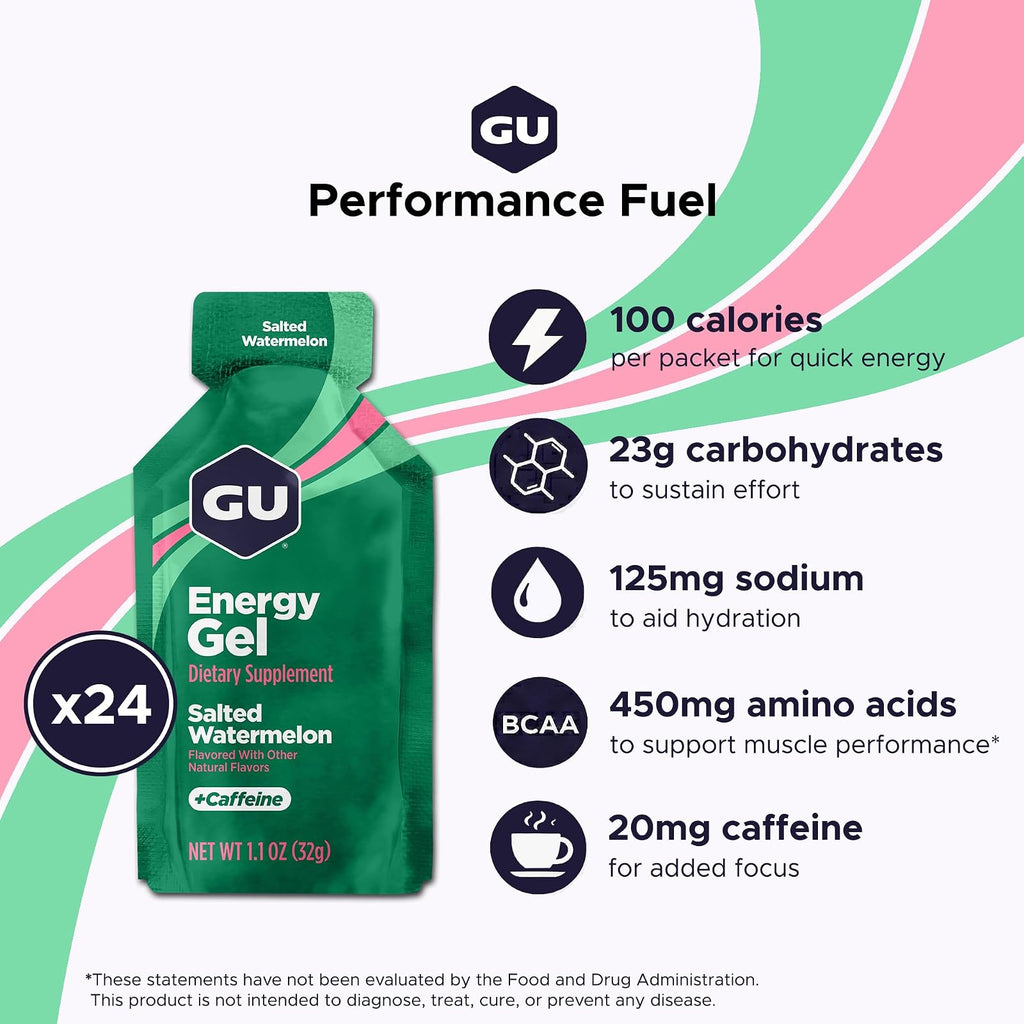 Salted watermelon energy gel pack