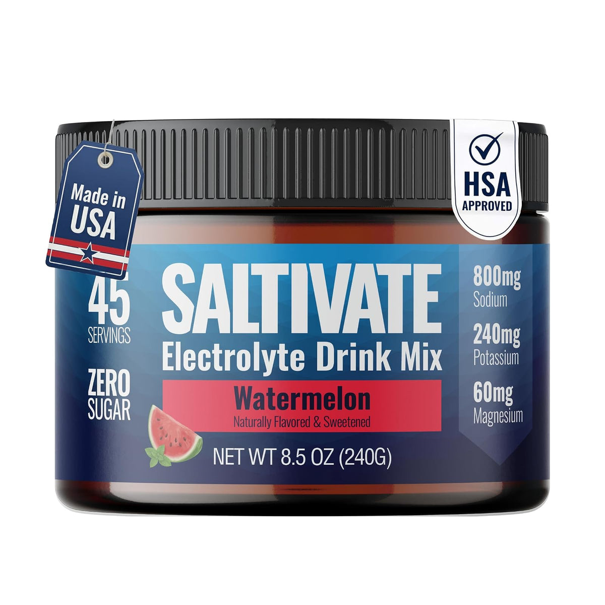 Saltivate watermelon electrolytes powder