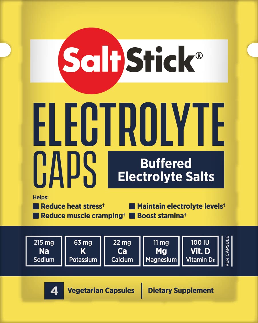 SaltStick electrolyte capsules for hydration