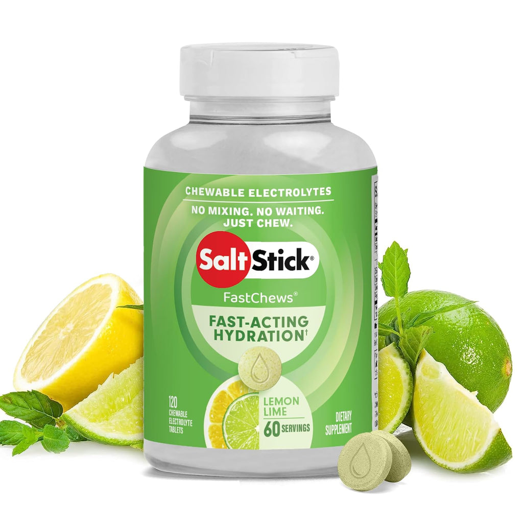 SaltStick electrolyte fastchews lemon lime