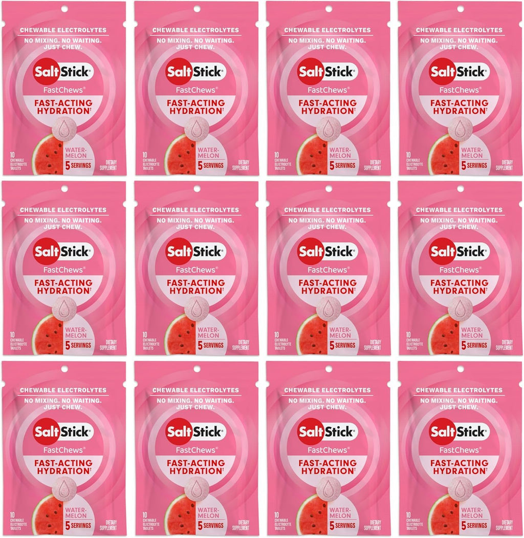 SaltStick electrolyte fastchews watermelon flavour