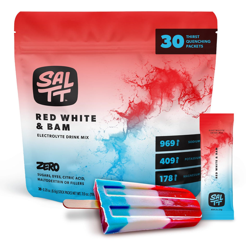 SALTT electrolyte packets for hydration