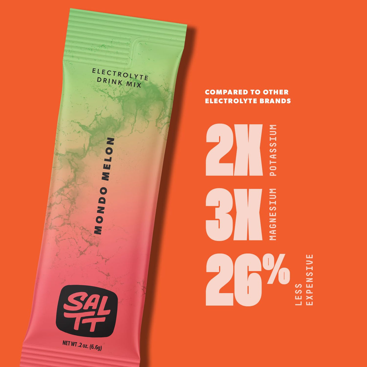 SALTT electrolyte packets for sports recovery