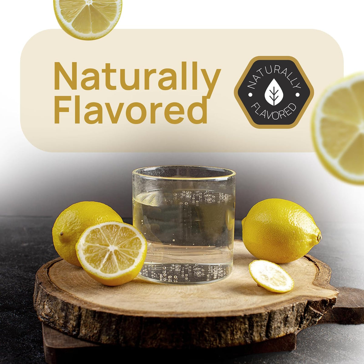Salty lemonade flavour electrolyte drink