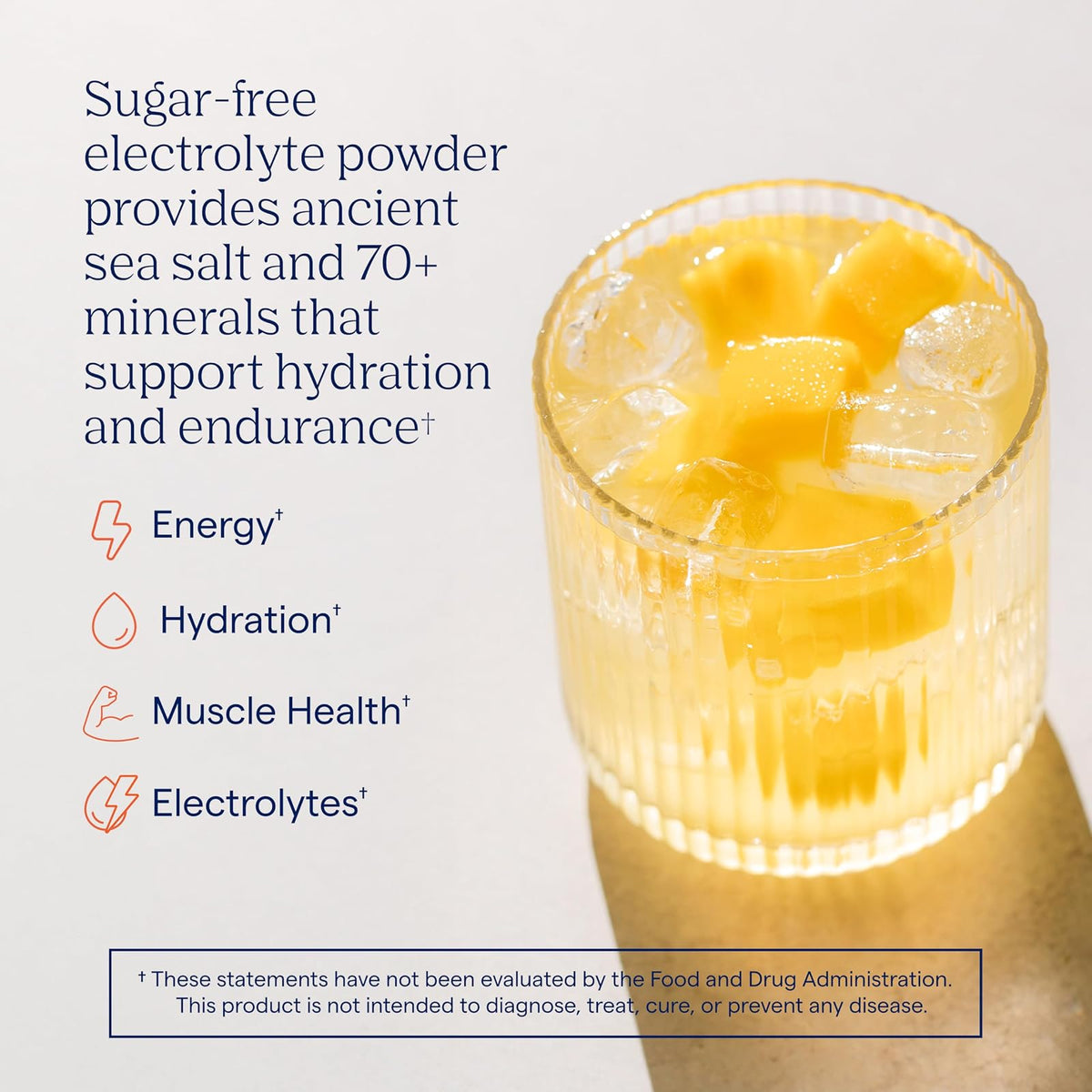 Salty mango sports hydration powder