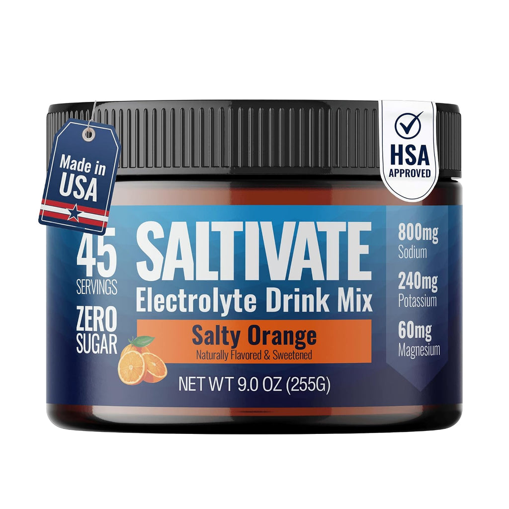 salty orange electrolyte powder benefits