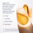 salty orange electrolyte powder