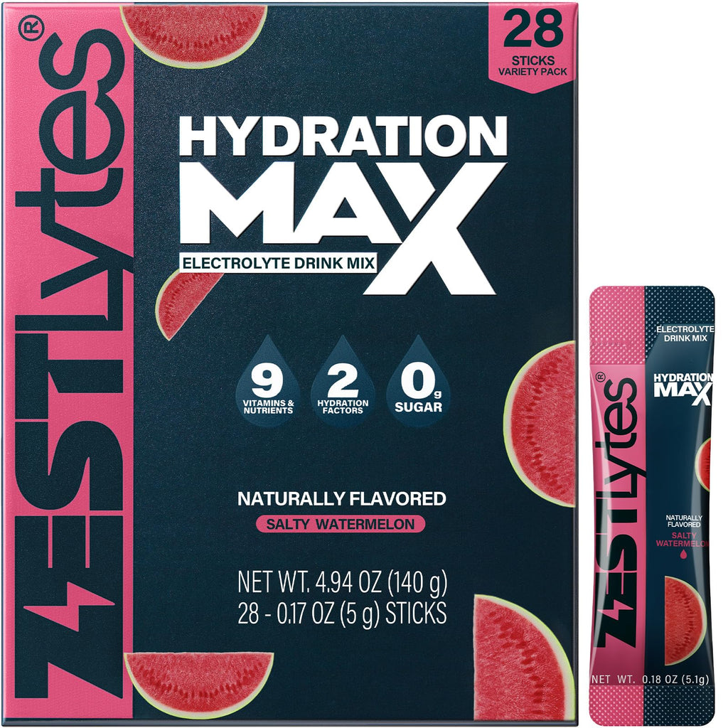 Salty Watermelon electrolyte hydration packets