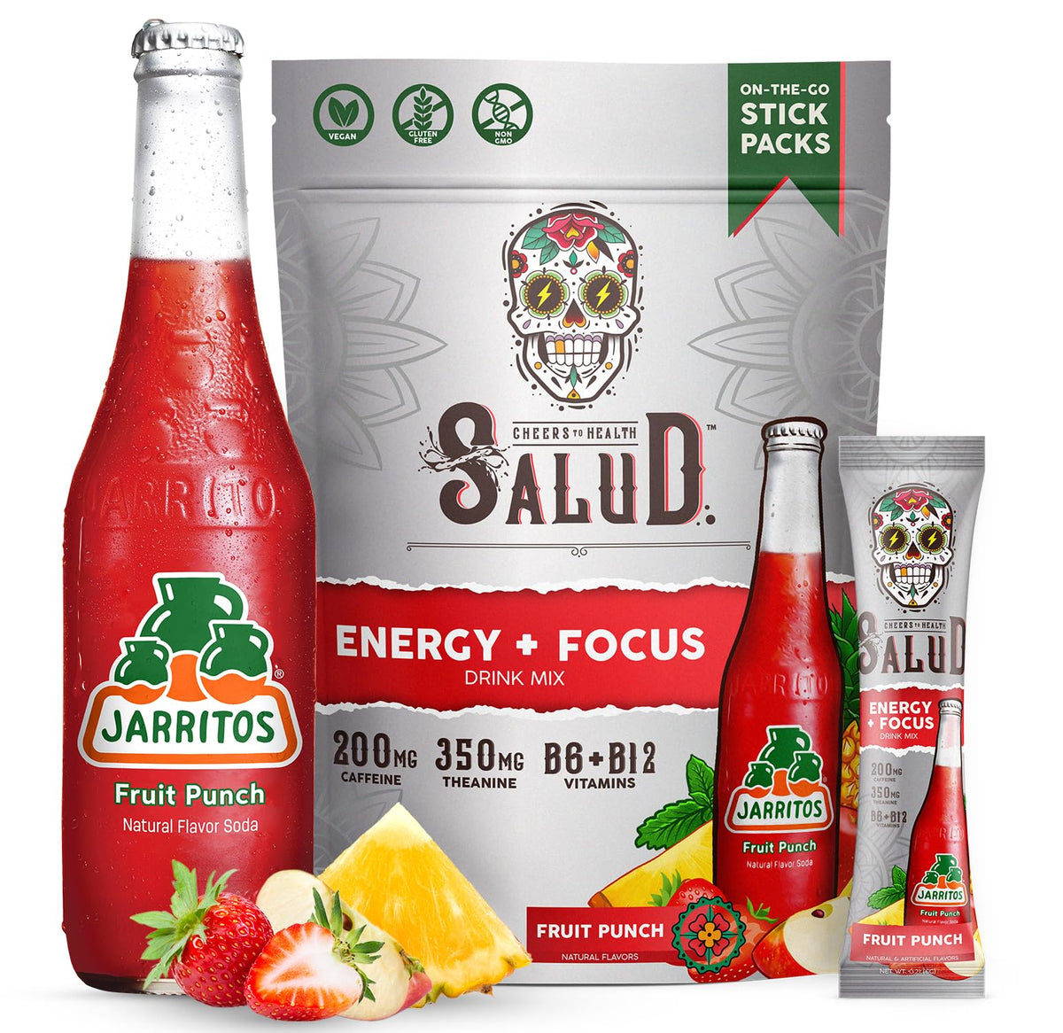 Salud energy drink mix for focus