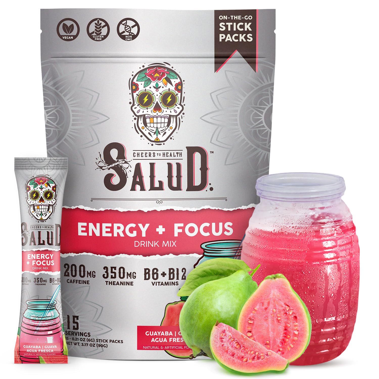 Salud energy drink mix guava flavour
