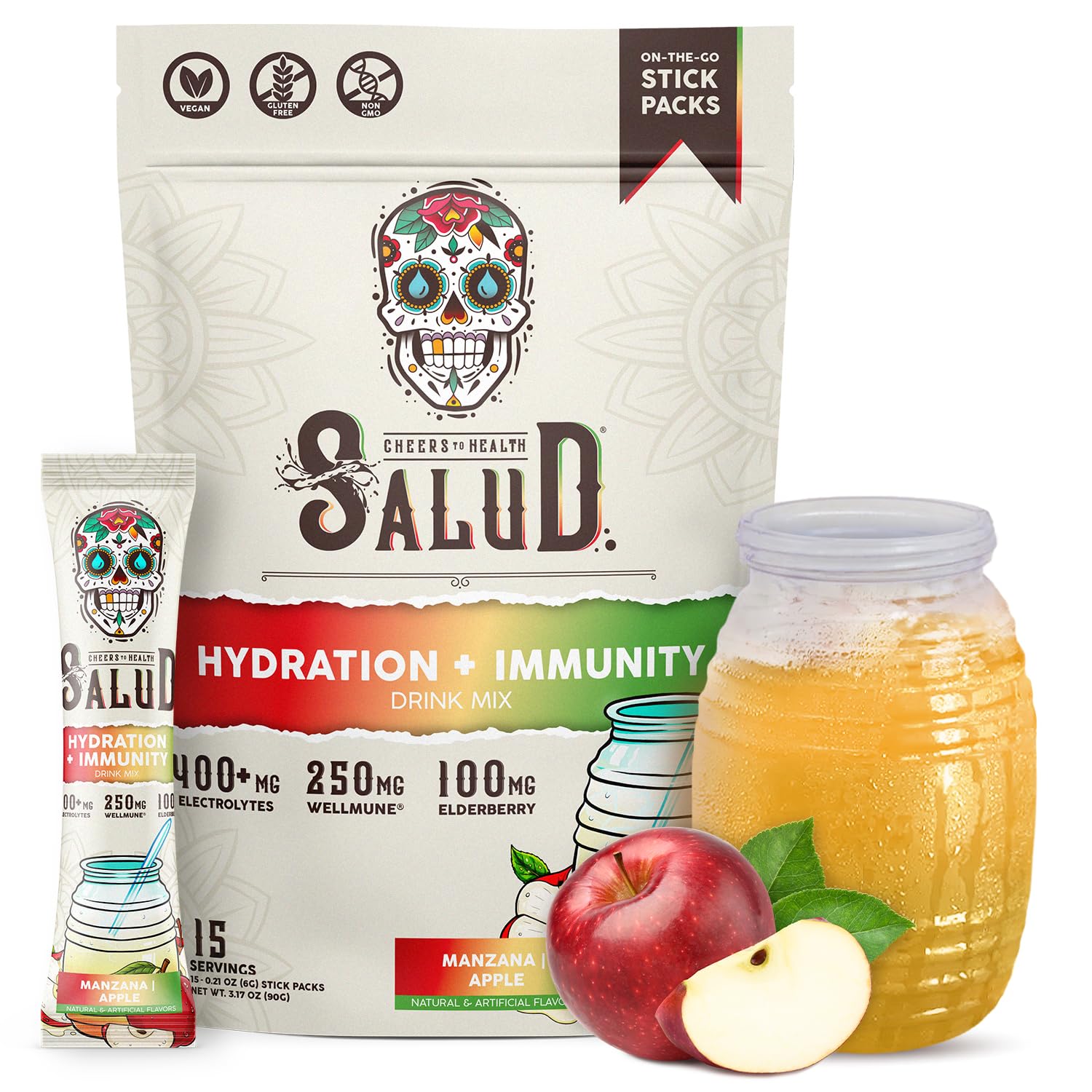 Salud hydration drink mix apple flavour