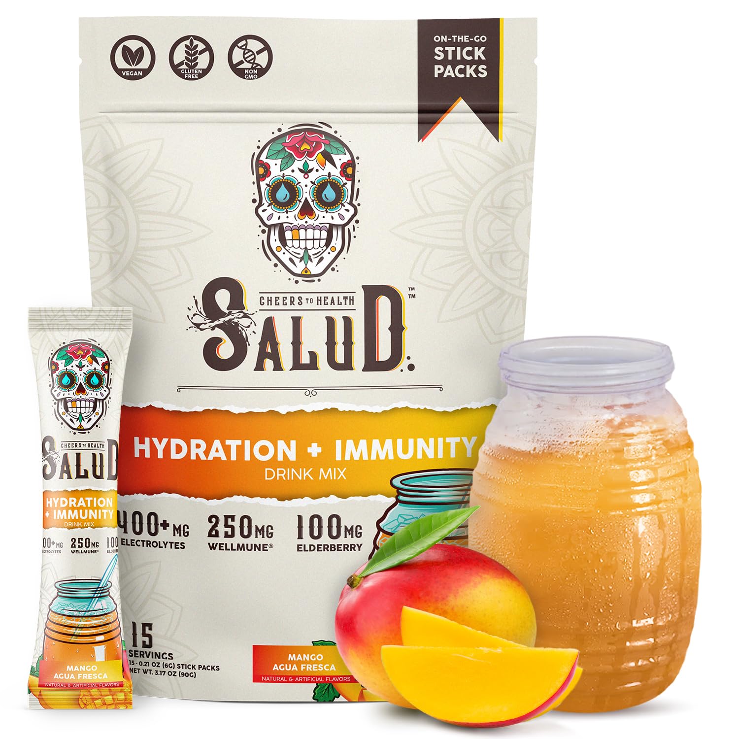 Salud mango hydration drink mix