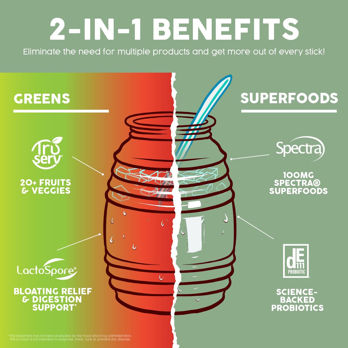 Salud superfood drink mix for wellness
