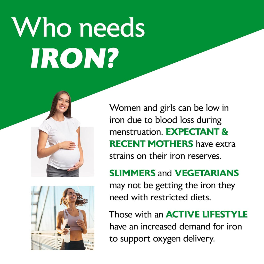 SALUS iron tablets for improved wellness
