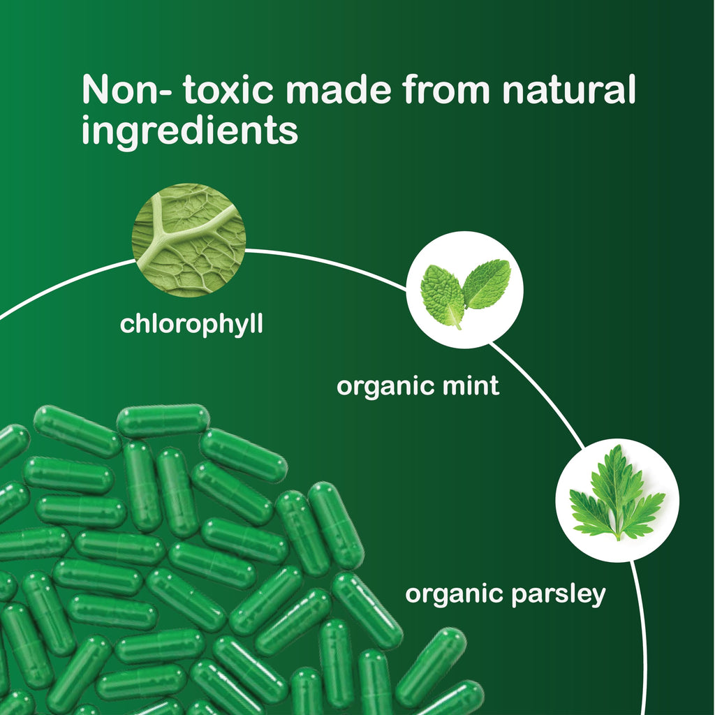 Salus Lyfe Chlorophyll Body Deodorizing Supplement | All-Natural Capsules for Men & Women | 60 Count for Underarms & Private Areas - 7