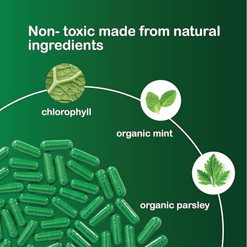 Salus Lyfe Chlorophyll Body Deodorizing Supplement | All-Natural Capsules for Men & Women | 60 Count for Underarms & Private Areas - 8
