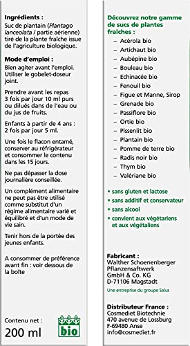 Salus Plantain Plant juice nutrition