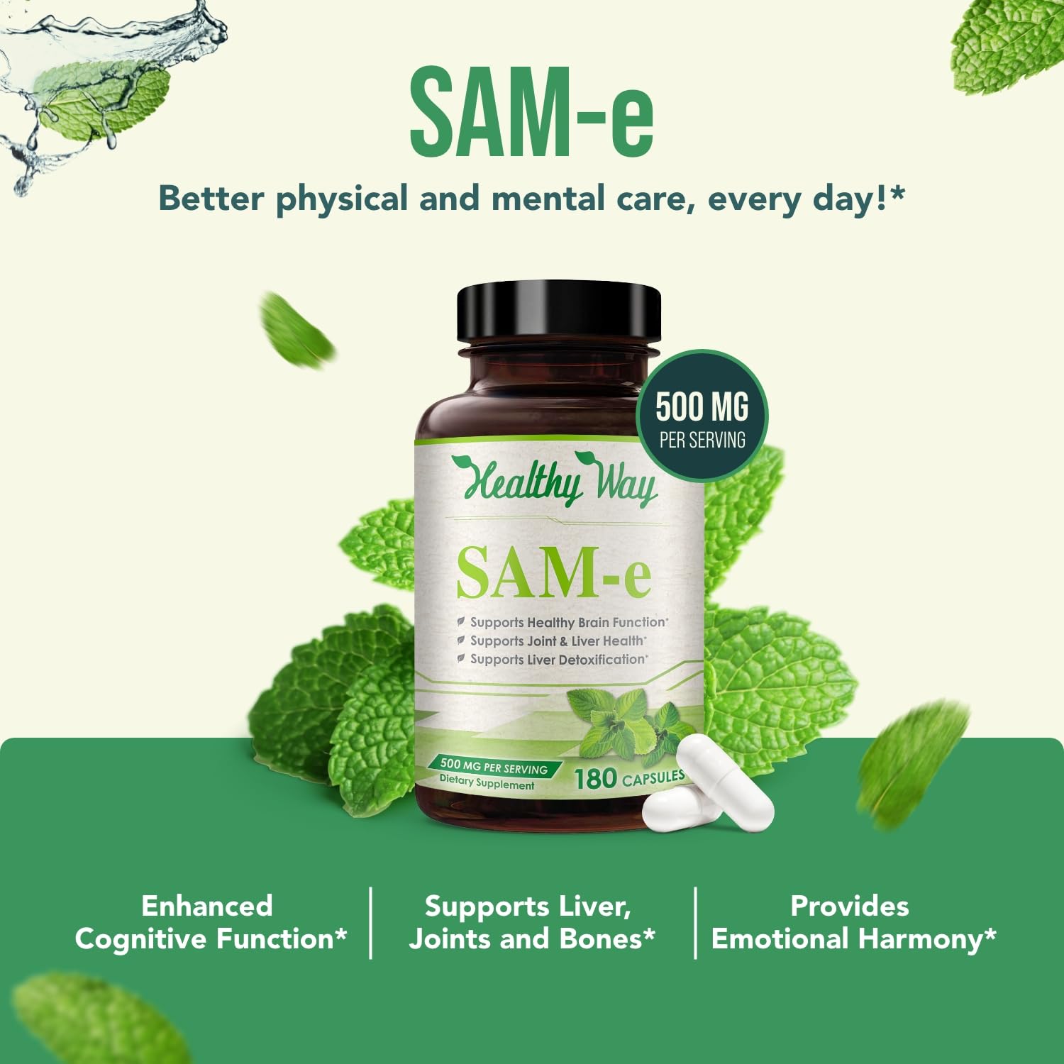 SAM-e capsules for joint health support