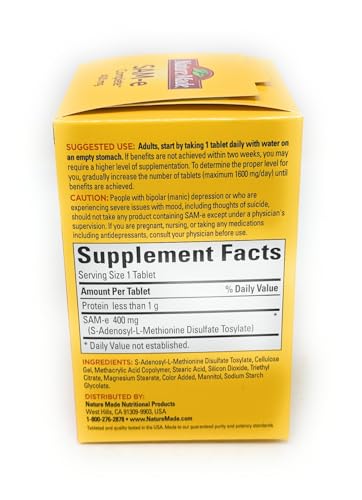 SAM-e tablets for joint health