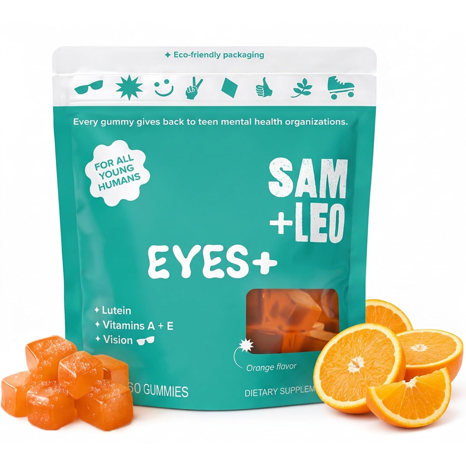 SAM+LEO Eye Gummies for vision health