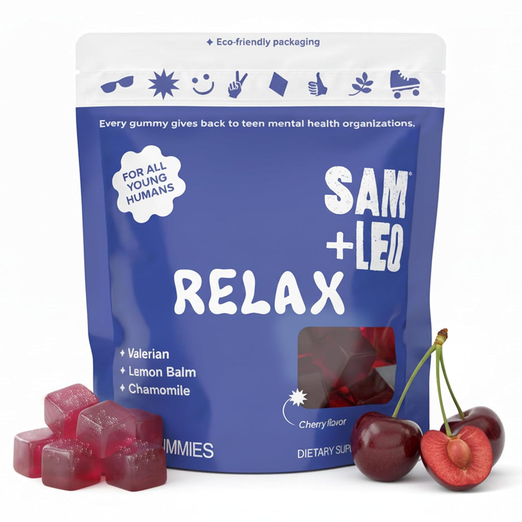 SAM+LEO kids gummies cherry flavour