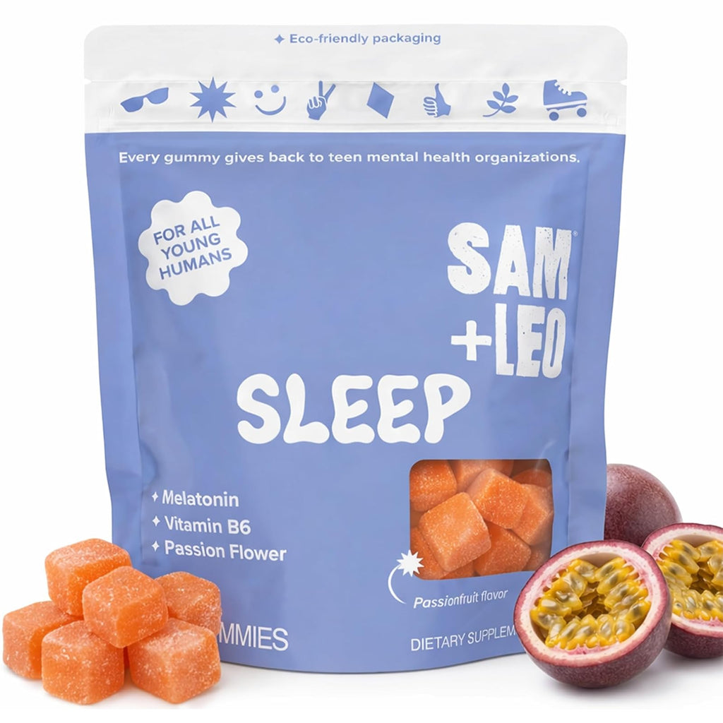 SAM+LEO melatonin gummies for kids