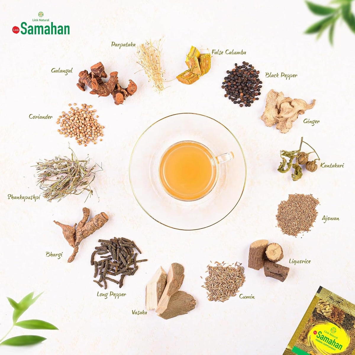 SAMAHAN tea bags for digestive health