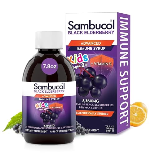 Sambucol black elderberry syrup for kids