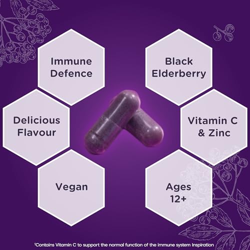 Sambucol elderberry capsules for cold relief