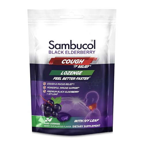Sambucol elderberry cough relief lozenges