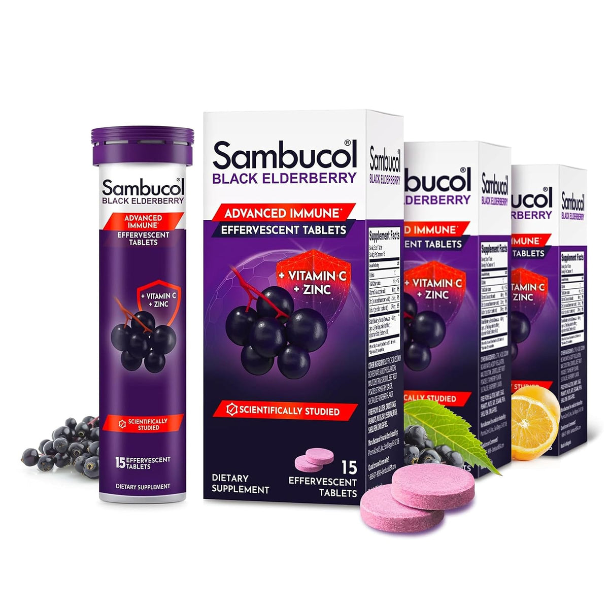 Sambucol elderberry effervescent tablets
