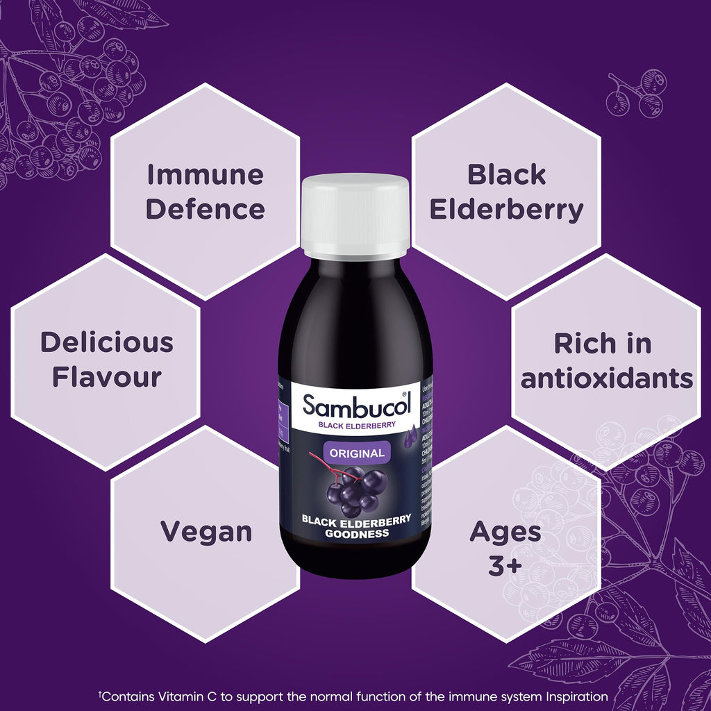 Sambucol elderberry for cold relief
