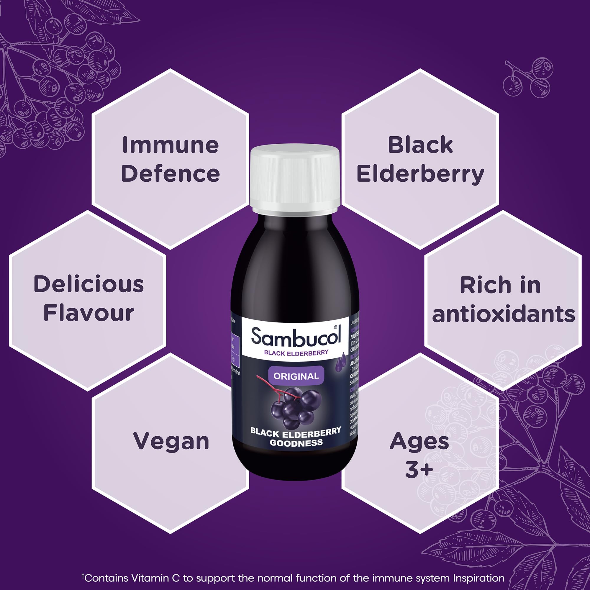 Sambucol elderberry for cold relief