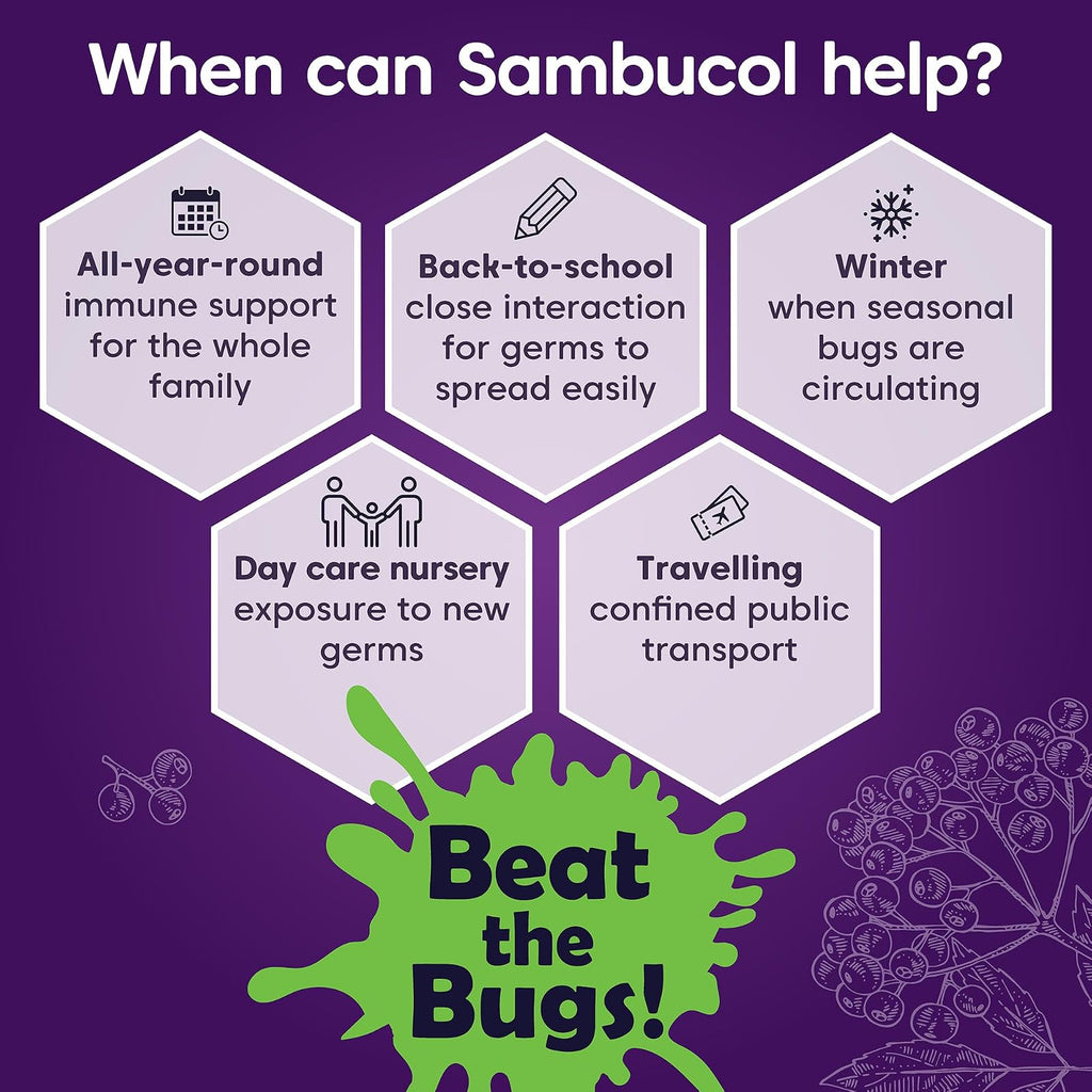 Sambucol elderberry for immune health