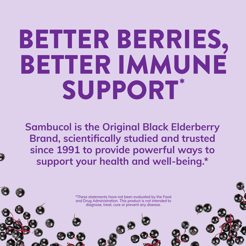 Sambucol elderberry for overall health