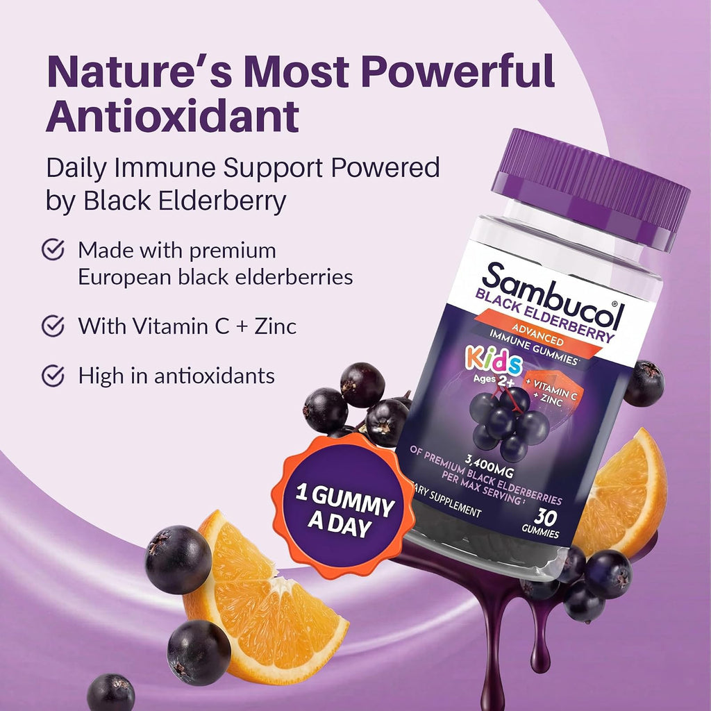 Sambucol elderberry gummies for children