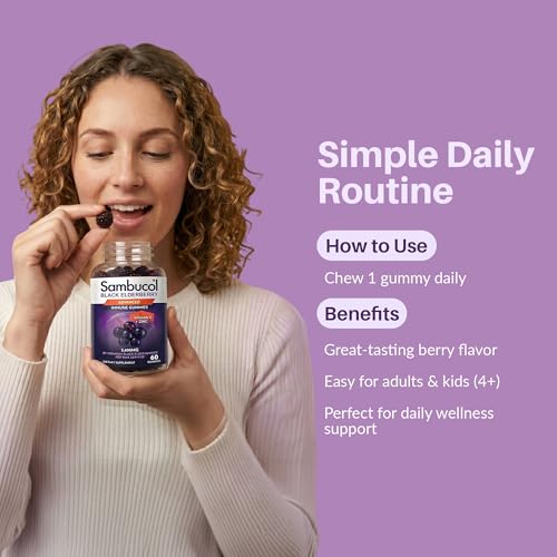 Sambucol elderberry gummies for cold season