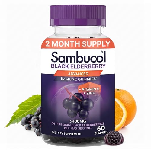 Sambucol elderberry gummies for immune support