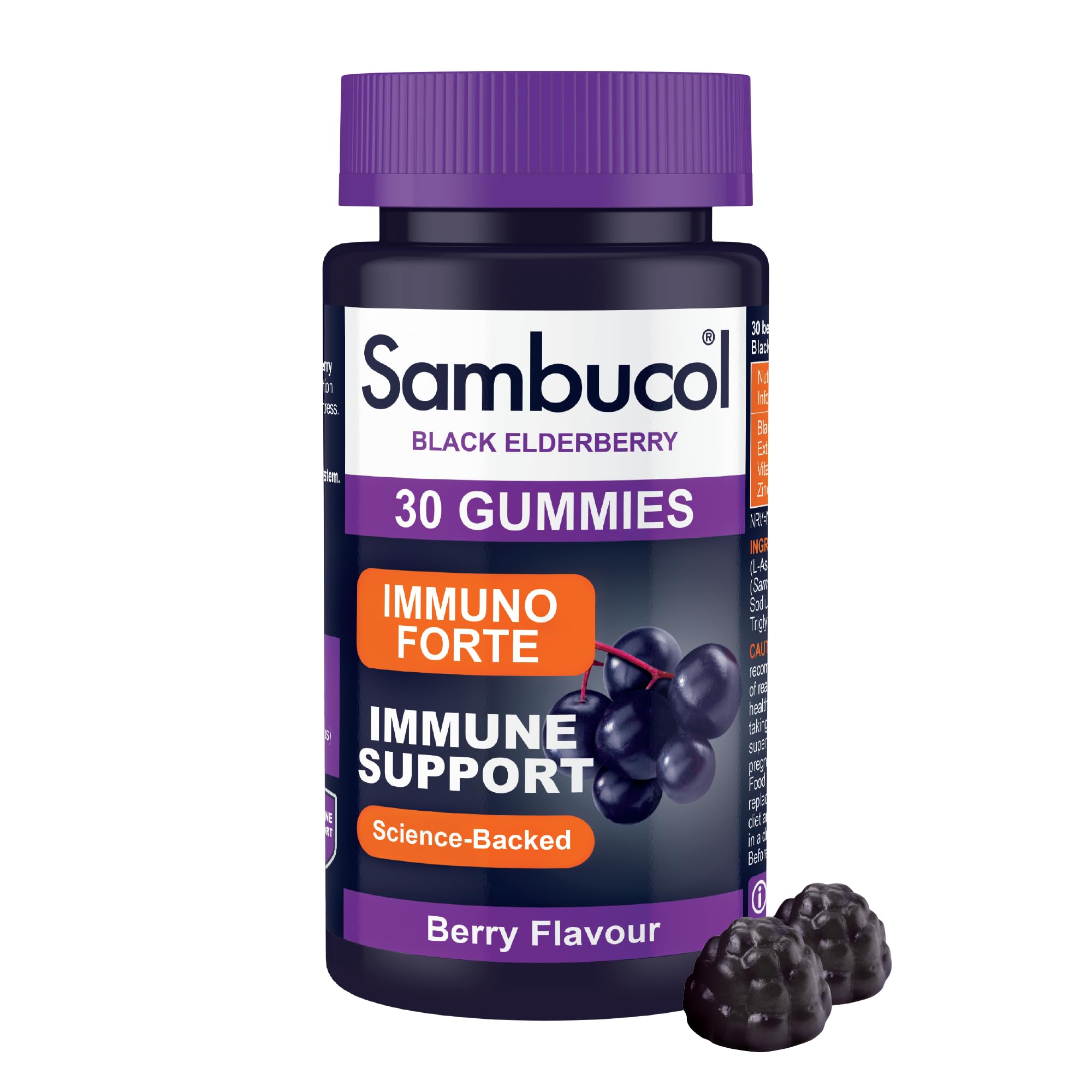 Sambucol elderberry gummies for immunity
