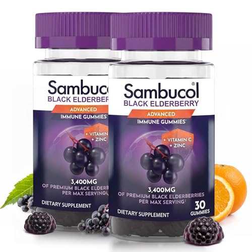 Sambucol elderberry gummies for immunity