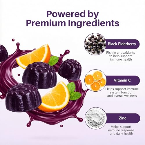 Sambucol elderberry gummies for seasonal support