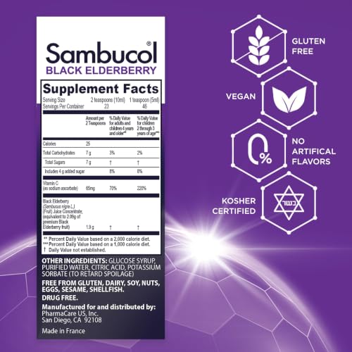 Sambucol elderberry syrup 4 fl oz