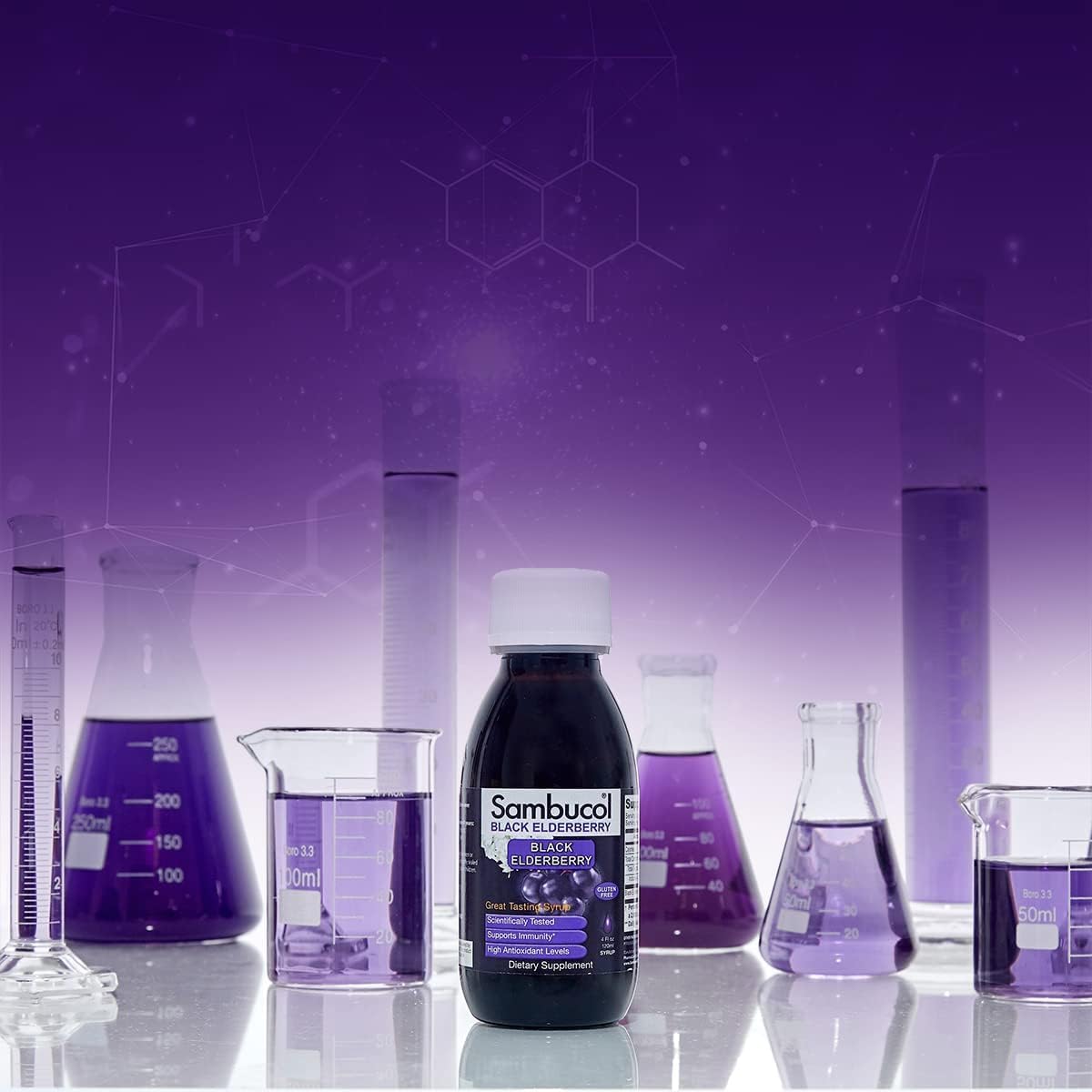 Sambucol elderberry syrup 4 pack