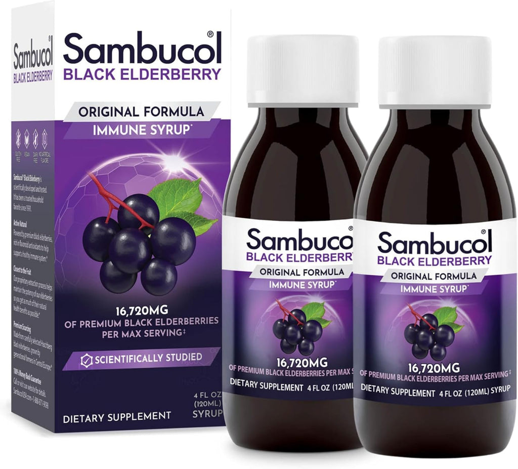 Sambucol elderberry syrup for immunity