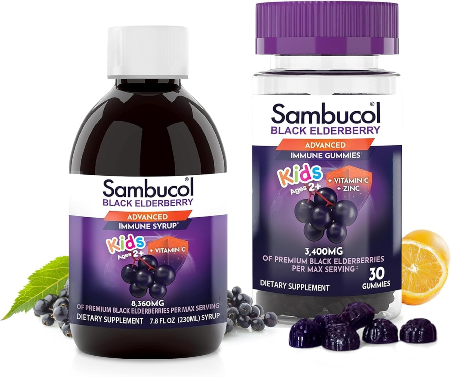 Sambucol elderberry syrup for immunity