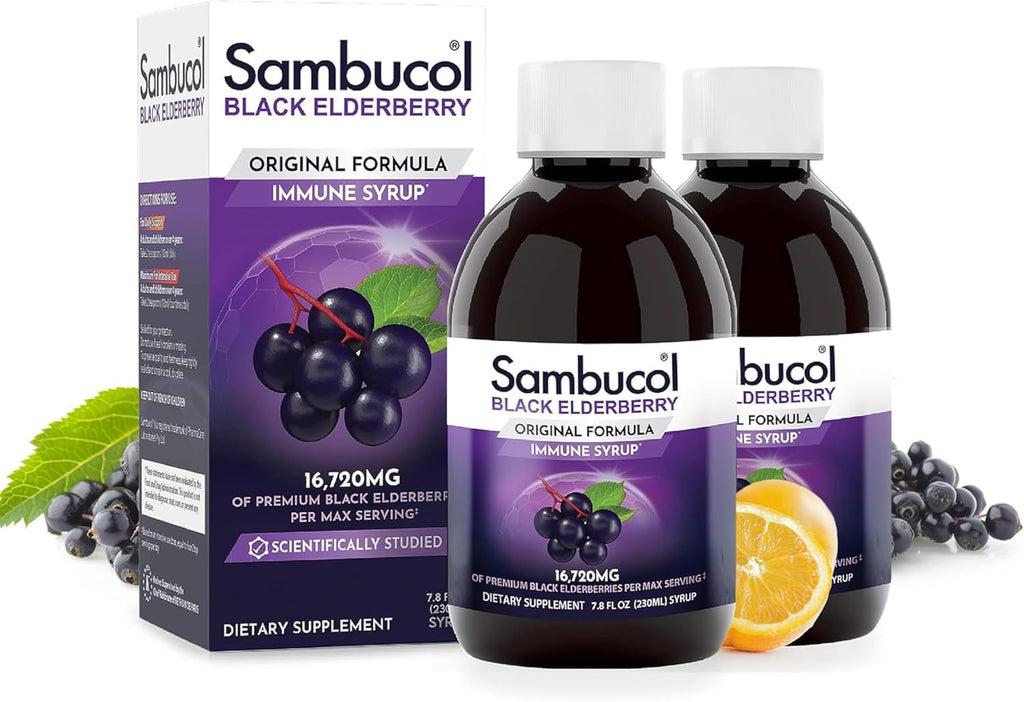 Sambucol elderberry syrup for immunity