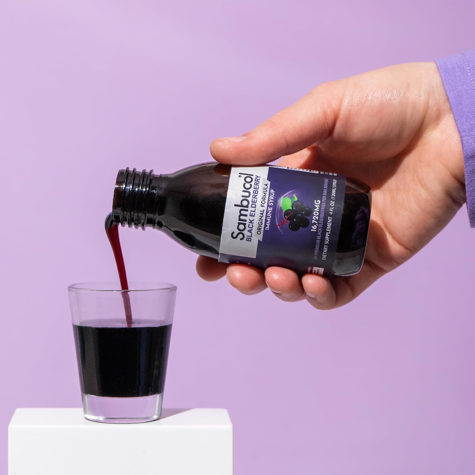 Sambucol elderberry syrup for seasonal support